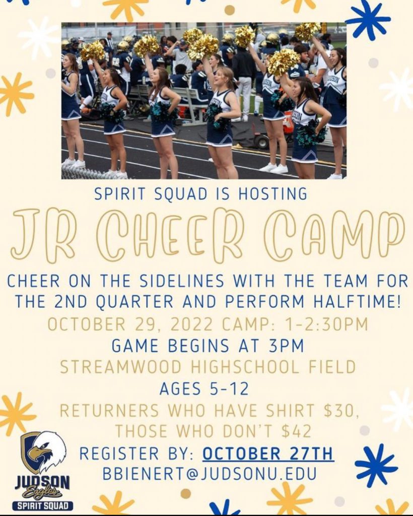 Spirit Squad to Host Annual Junior Cheer Camp | Judson University